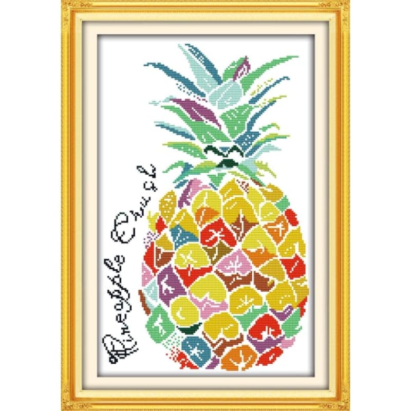 Color pineapple – Needlework Kits - UK