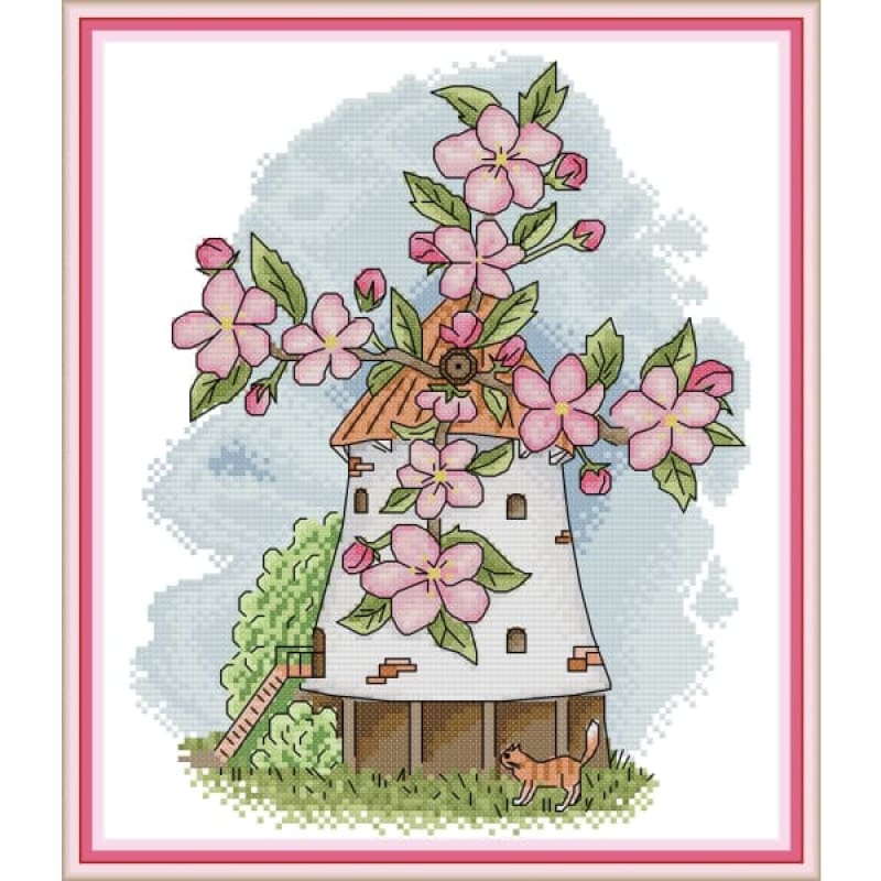 Four seasons windmill - spring – Needlework Kits - UK