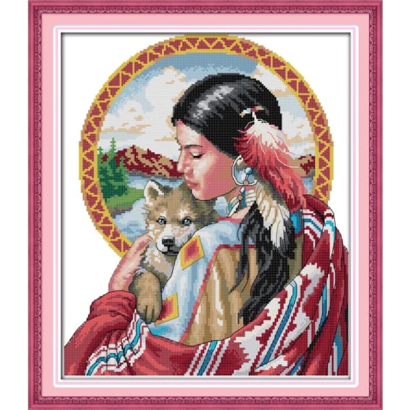 Indian Girl Needlework Kits Uk