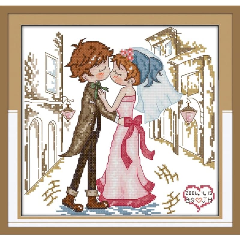 Lovers Kiss Needlework Kits Uk