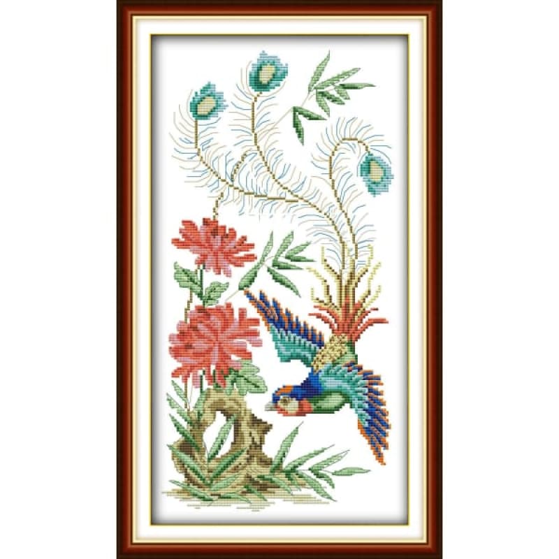 Phoenix & flower – Needlework Kits - UK