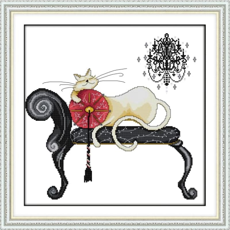 Sleeping cat 3 – Needlework Kits - UK