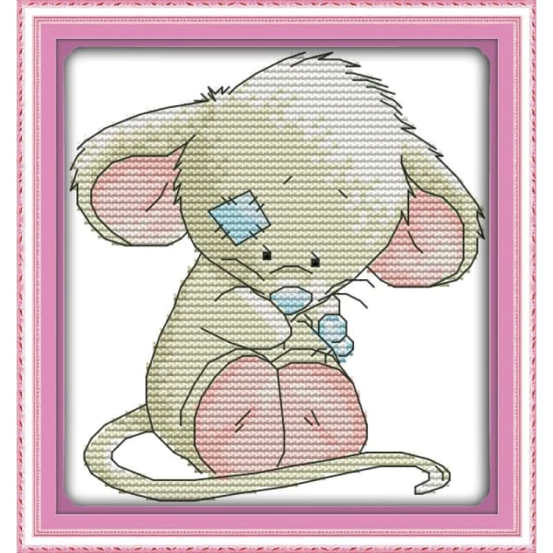 A big-eared mouse – Needlework Kits - UK