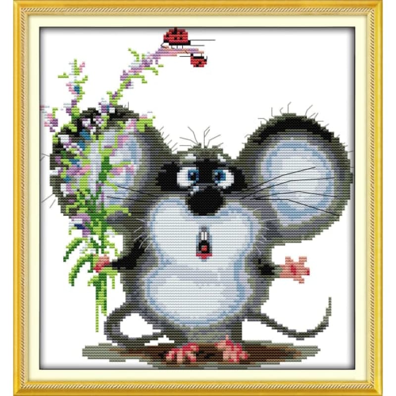 Big-eared mouse – Needlework Kits - UK
