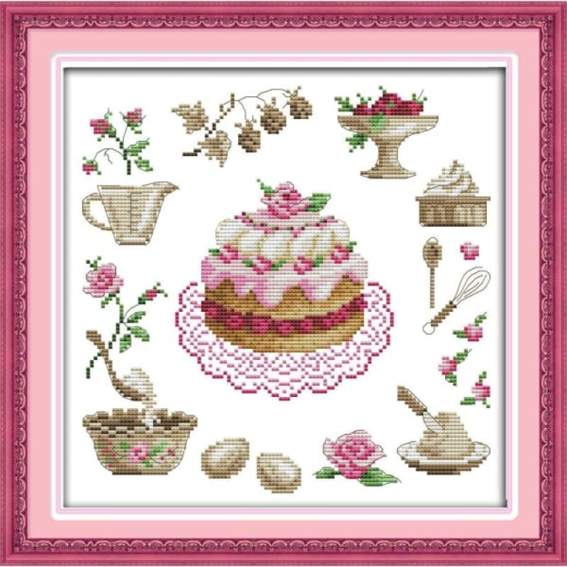 Birthday Cake (1) – Needlework Kits - UK