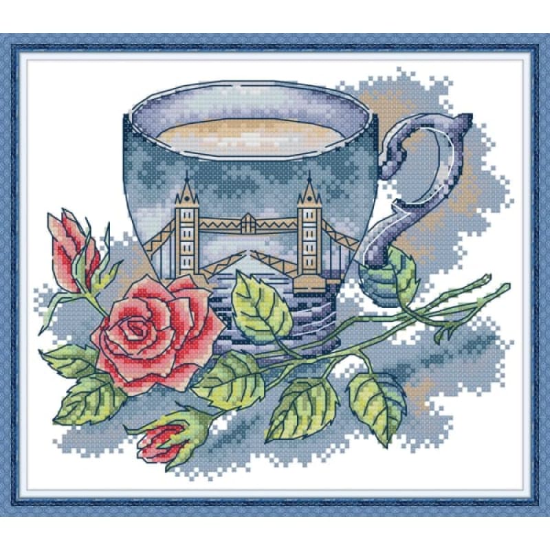 British teacup – Needlework Kits - UK