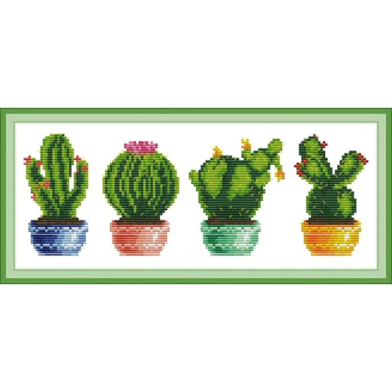 Order Cactus Cross Stitch Kits | Needlework Australia – Needlework Kits ...