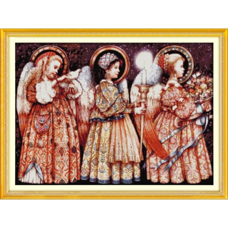 Christmas Eve angels – Needlework Kits - UK