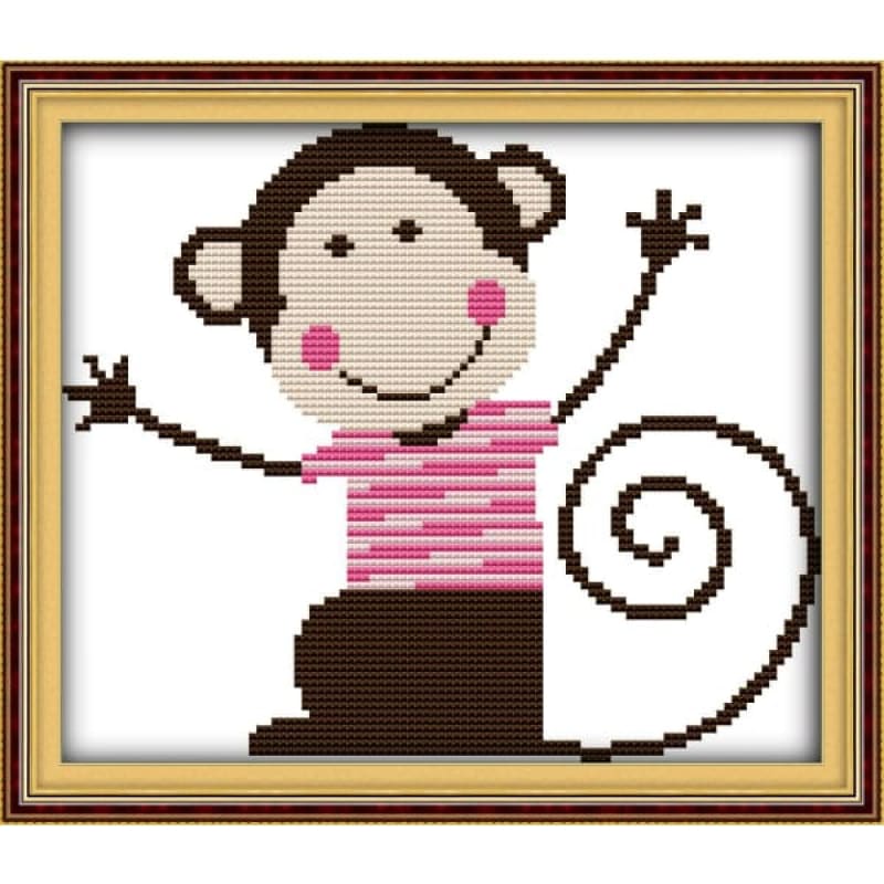 Dancing monkey – Needlework Kits - UK