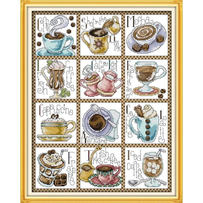 December coffee – Needlework Kits - UK