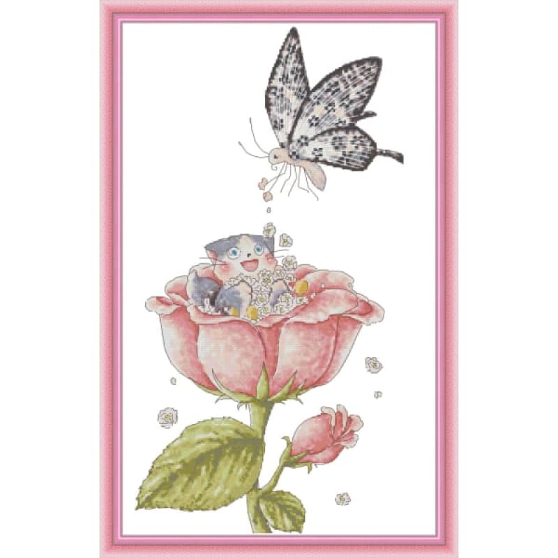 Flower Pollination173X284 – Needlework Kits - UK