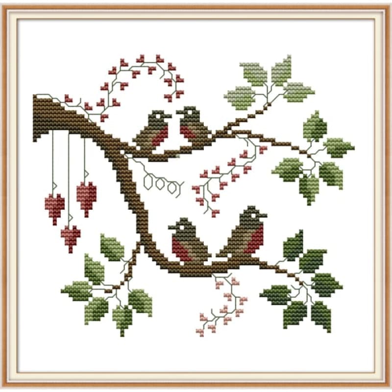 Four little birds – Needlework Kits - UK