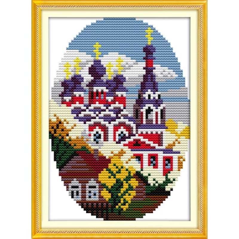 Four season cabin(3)autumn – Needlework Kits - UK