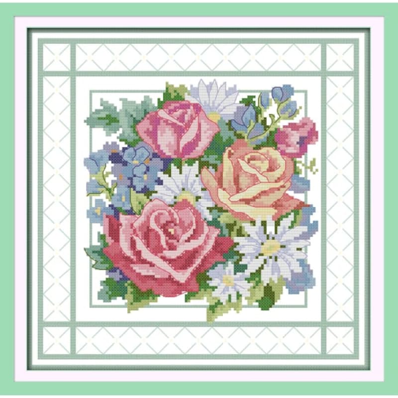 Four season flowers – Needlework Kits - UK