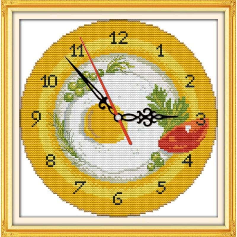 Fruit tray clock face – Needlework Kits - UK