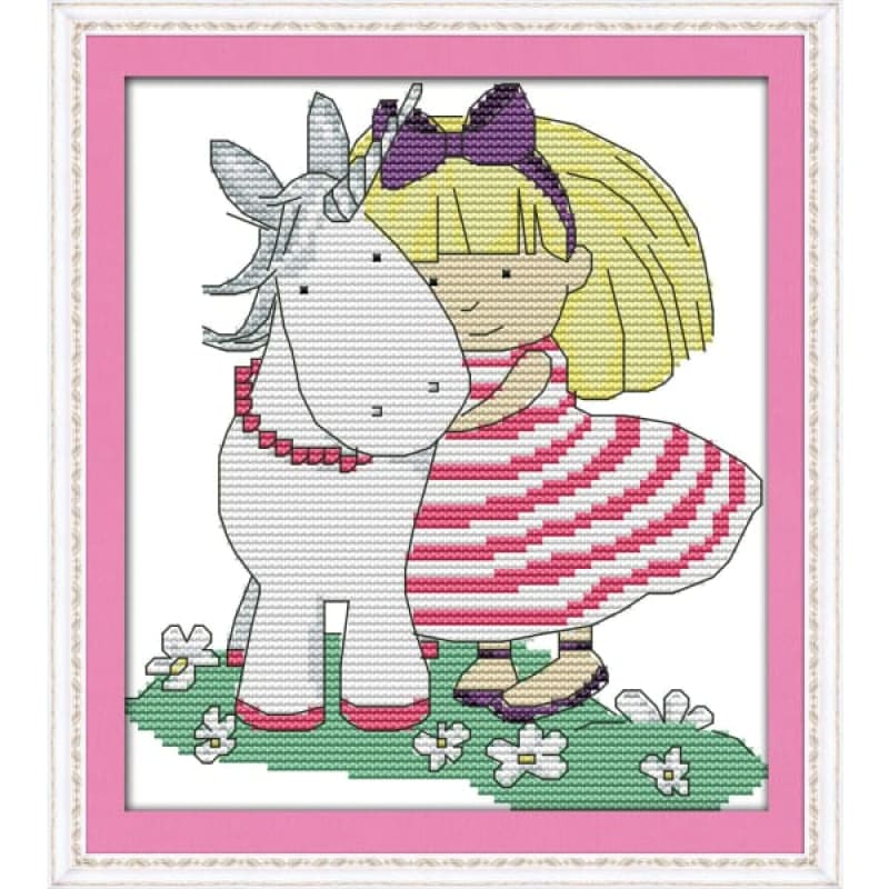 Girl and horse – Needlework Kits - UK
