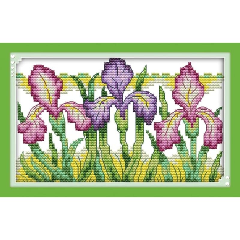 Gorgeous iris – Needlework Kits - UK