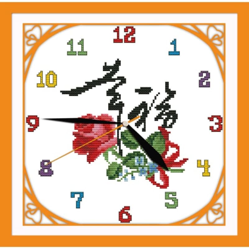 Happiness clock – Needlework Kits - UK