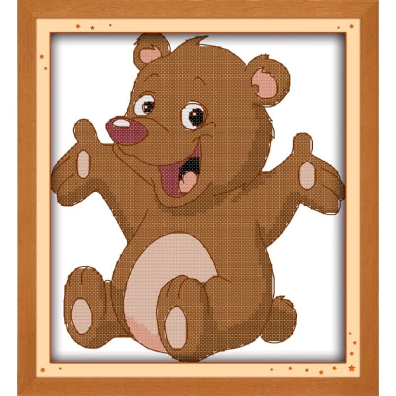 Happy bear – Needlework Kits - UK