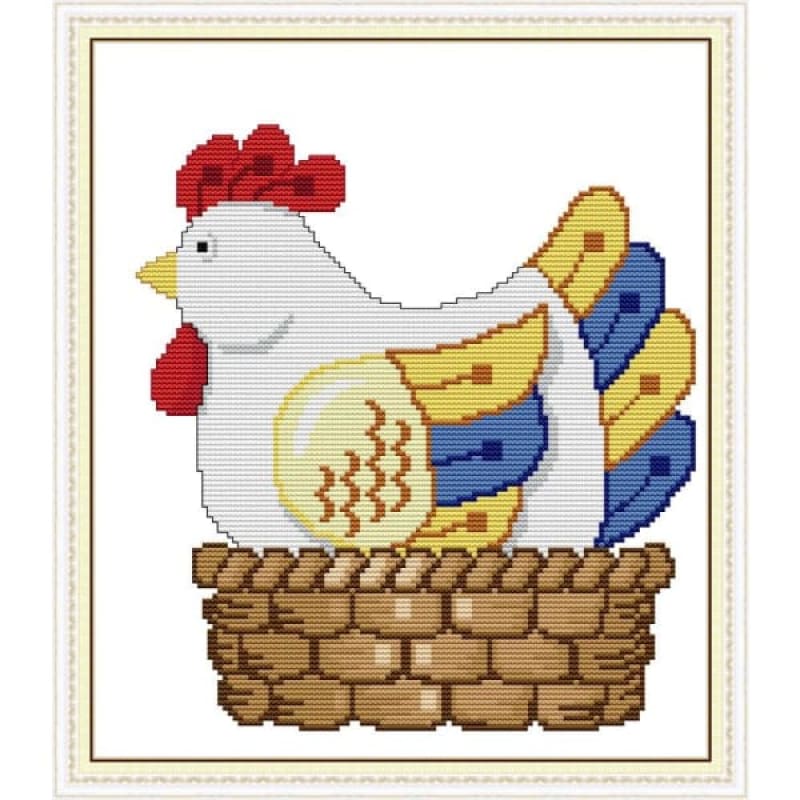 Hen hatching eggs – Needlework Kits - UK
