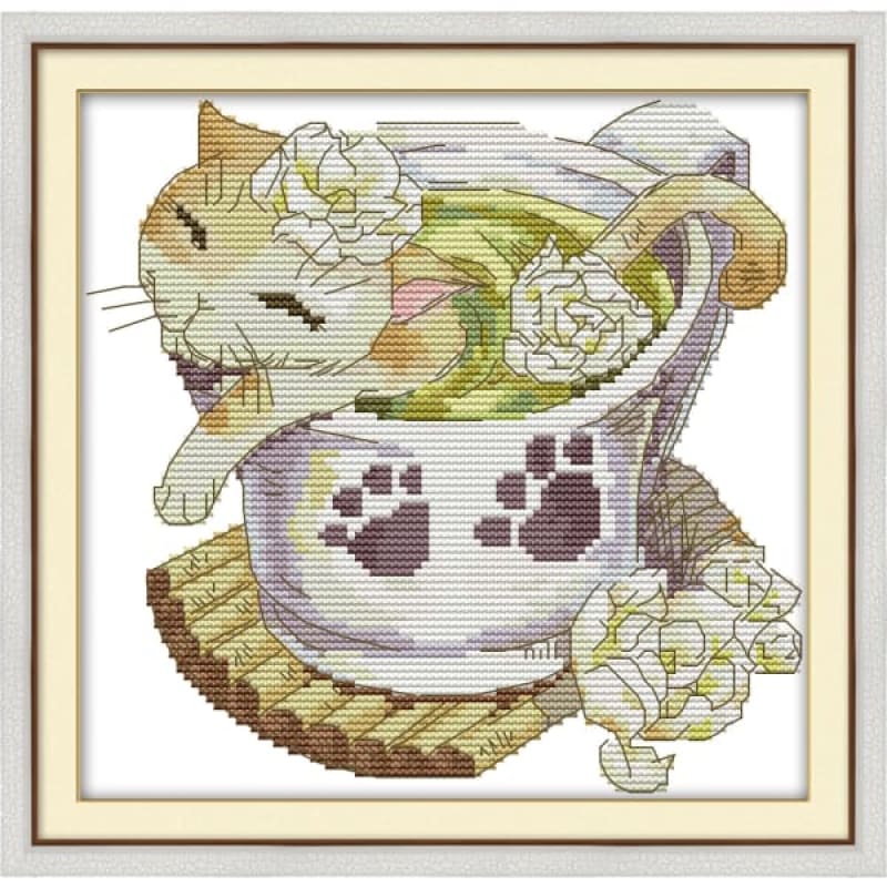 Jasmine cat – Needlework Kits - UK
