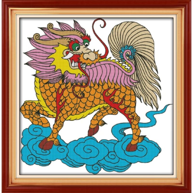 Kylin stands for peace and good fortune – Needlework Kits - UK
