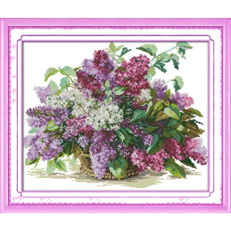 Buy Lilac Cross Stitch Kits | Needlework Australia – Needlework Kits - UK