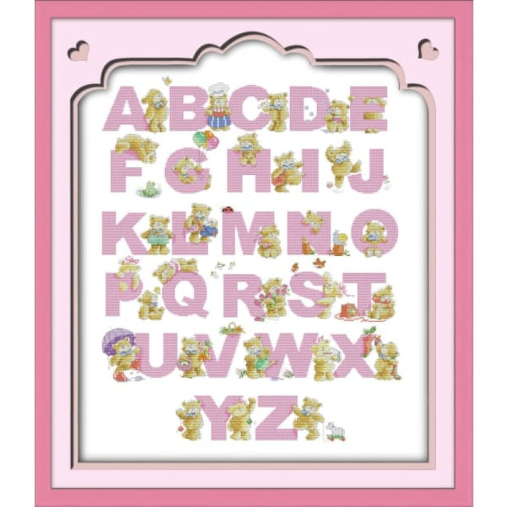 Little bear's alphabet – Needlework Kits - UK