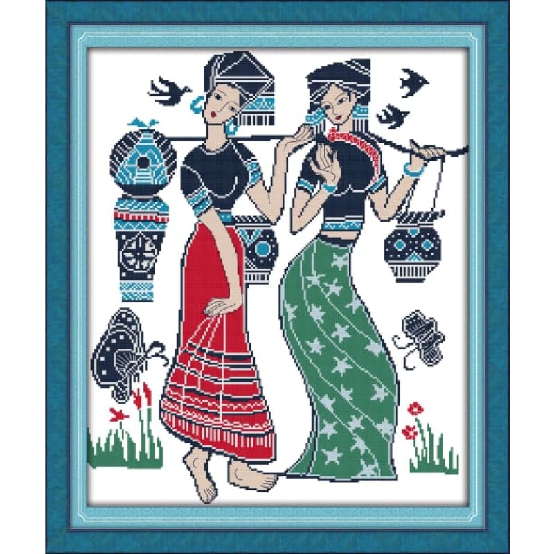 Minority young girls – Needlework Kits - UK