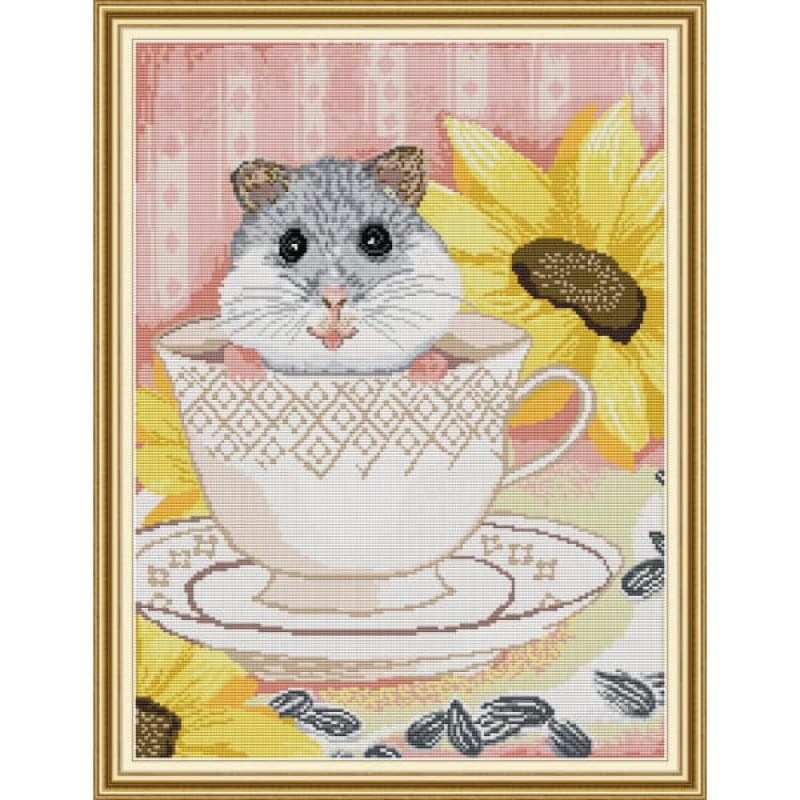 Mouse in the cup – Needlework Kits - UK