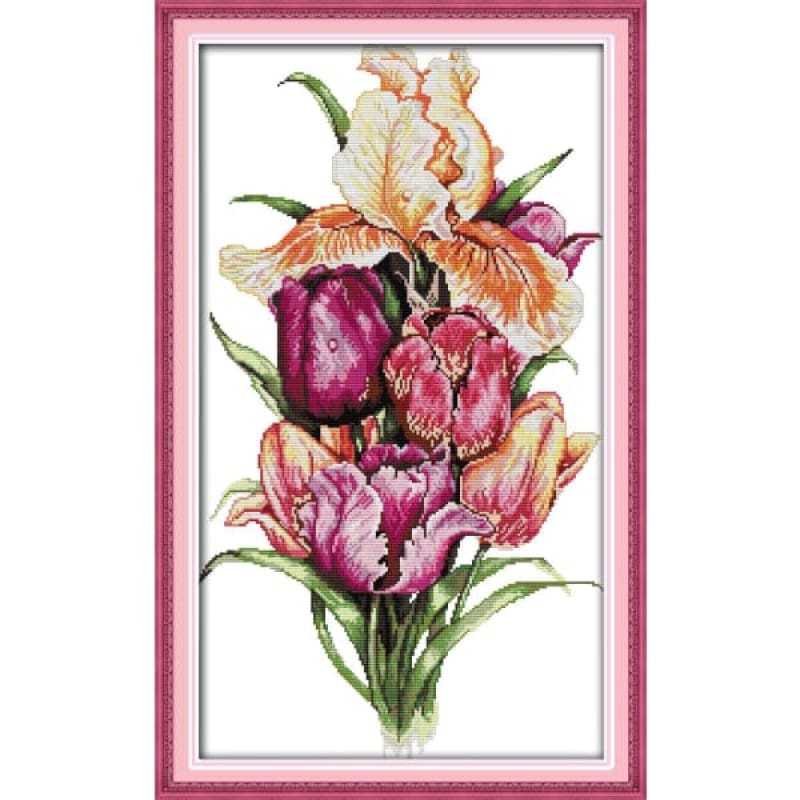 Noble tulips – Needlework Kits - UK