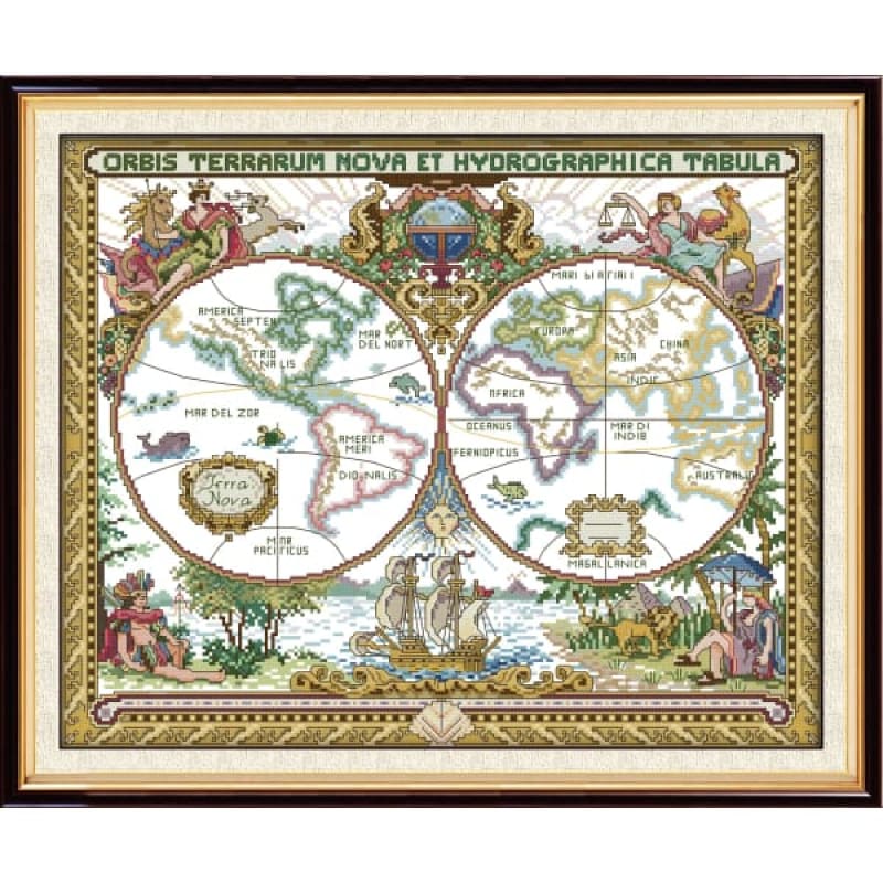 Old world map – Needlework Kits - UK