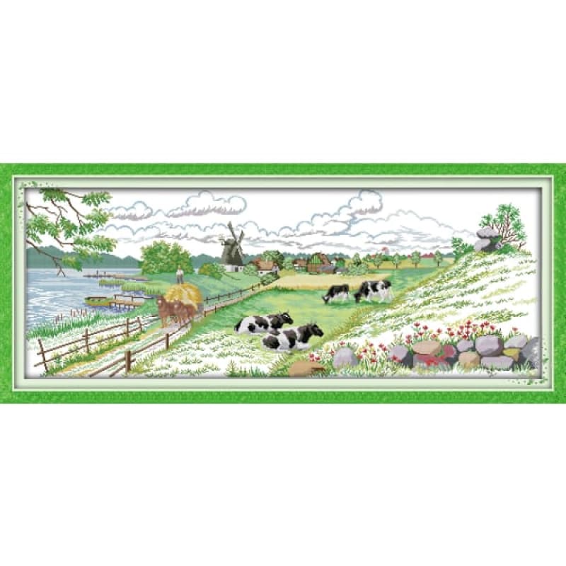 Pasture scenery – Needlework Kits - UK