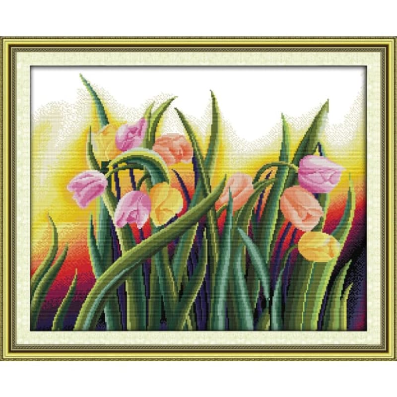 Perfect tulips – Needlework Kits - UK