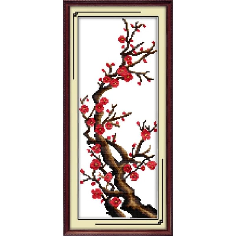 Plum flower(1) – Needlework Kits - UK