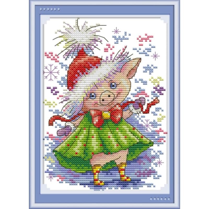 Pretty pig 2 – Needlework Kits - UK