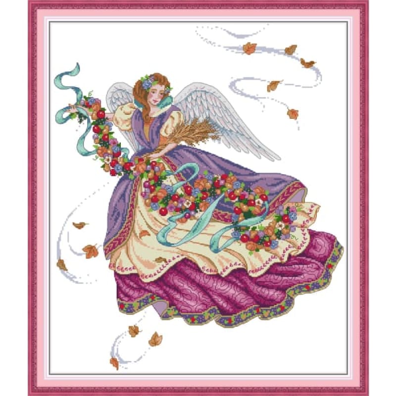 Purple angel – Needlework Kits - UK