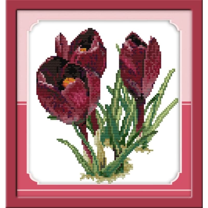 Purple tulip(1) – Needlework Kits - UK