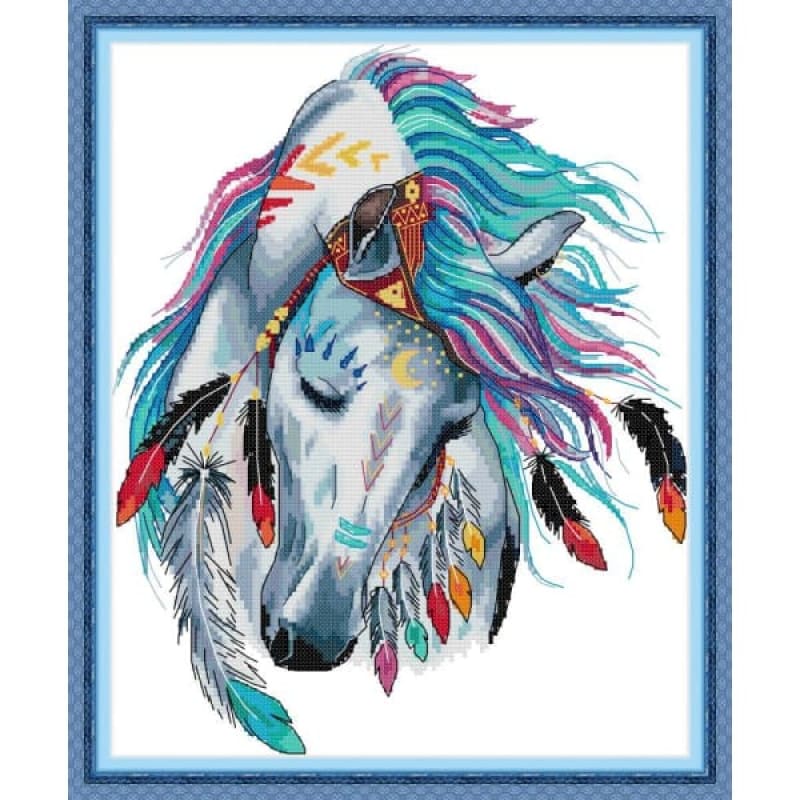 Order Rainbow Horse Cross Stitch Kits | Needlework Australia ...