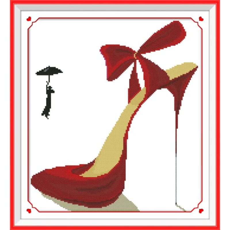 Red high heels – Needlework Kits - UK