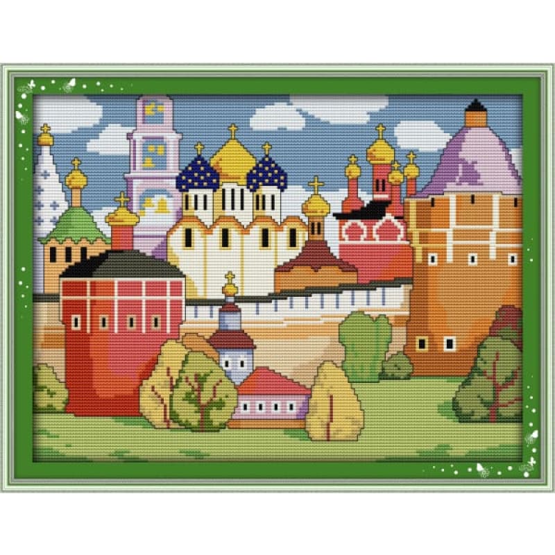 Spring castle – Needlework Kits - UK