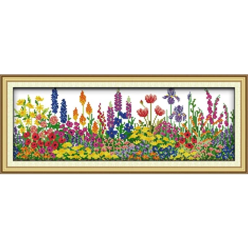 Spring scenery in garden – Needlework Kits - UK