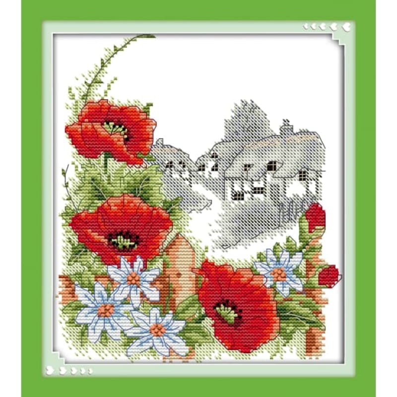 Summer poppy – Needlework Kits - UK
