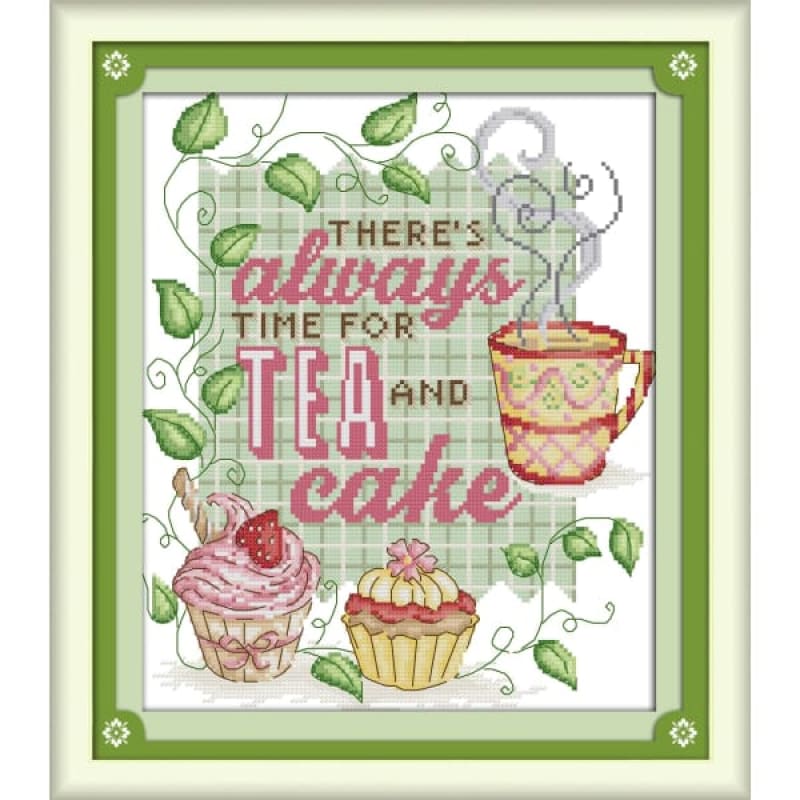 Tea and cake – Needlework Kits - UK