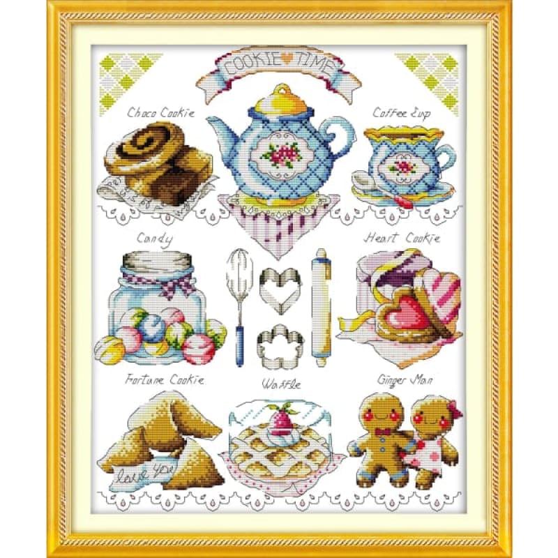 Tea cake – Needlework Kits - UK