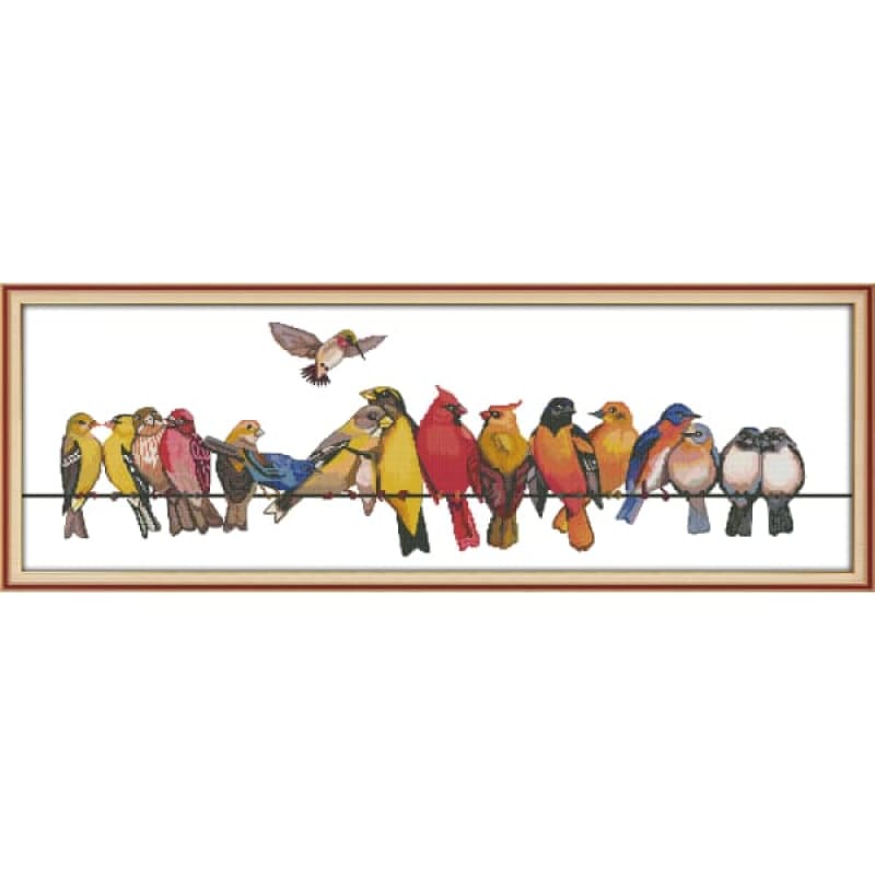 The birds gathered – Needlework Kits - UK