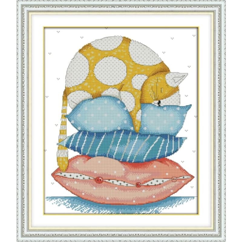 The fat cat – Needlework Kits - UK