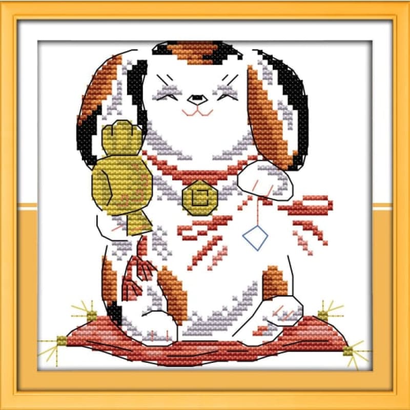 The fortune cat – Needlework Kits - UK