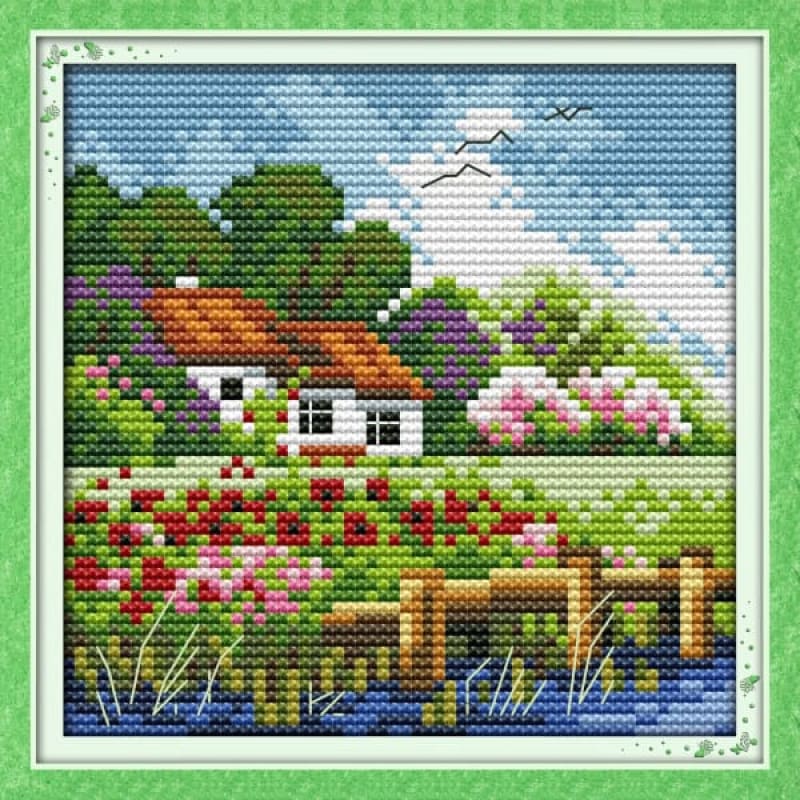 The four seasons scenery(spring) – Needlework Kits - UK