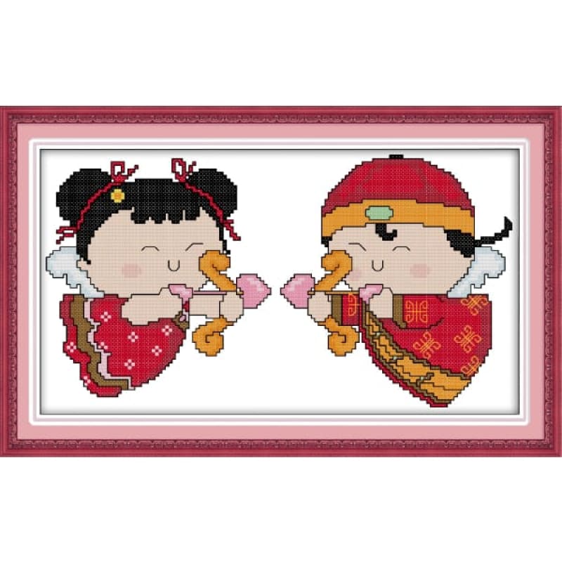 The Golden Couple(2)(Cupid edition) – Needlework Kits - UK